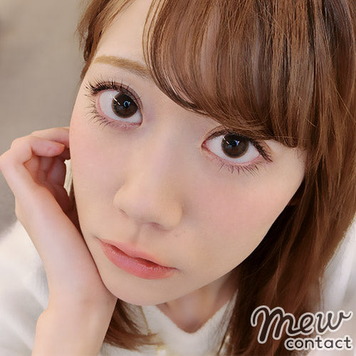 【カラーレビュー】ネオサイトワンデーリングUV ライトブラウン／ナチュラルなブラウンで優しい印象の瞳に♡ - Mew contact – カラコン通販ミューコンタクト【全品送料無料・当日発送あり】