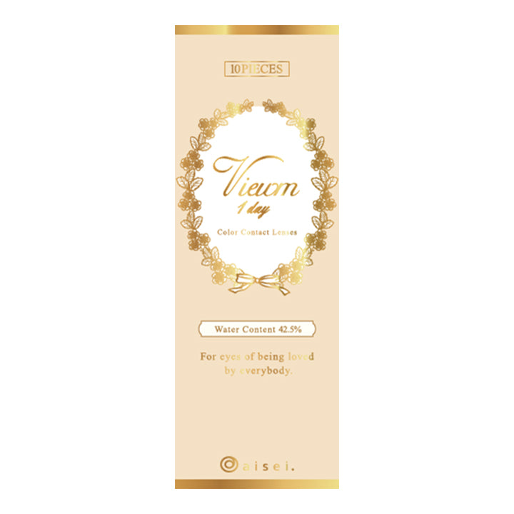 ビュームワンデー(Viewm 1day) 10枚 クラッシーベージュ｜カラコン送料無料 – Mew contact